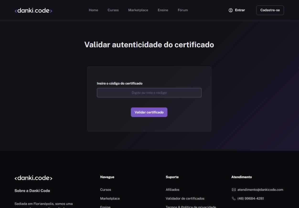 Danki Code | Validar certificados